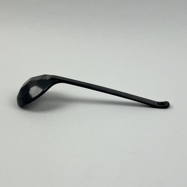 Melamine Matte Black Long Duck Oval Renge Spoon for Ramen Soup Noodles