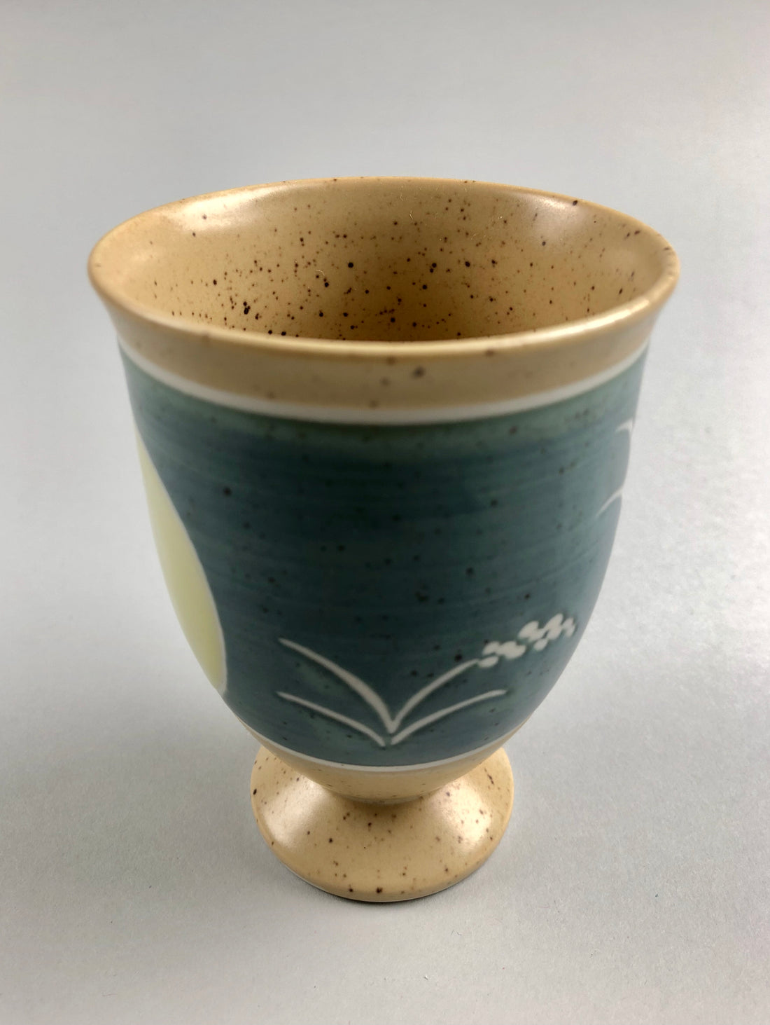 Japanese Rabbit and Moon Multi-Color teacup 6 oz