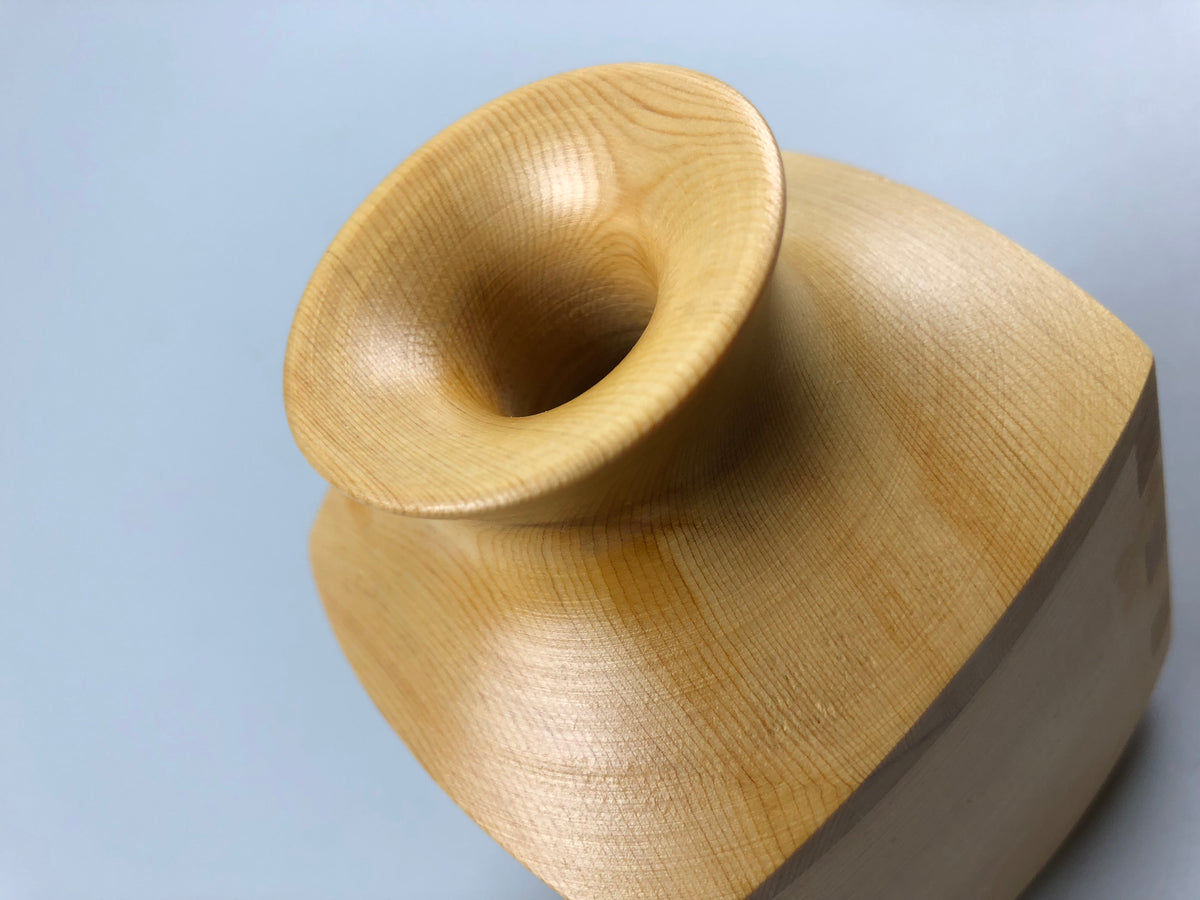 Hinoki(Cypress) sake carafe and sake cup set, Made in Japan