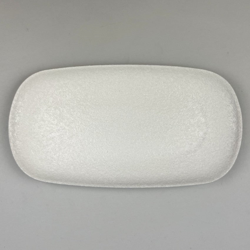 Japanese Style Matte White Large Rectangle plate, sushi or burger